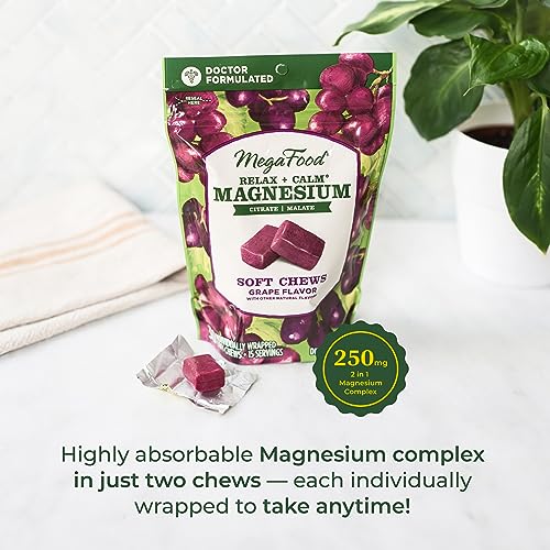 Pack of 2 magnesium chews for convenience
