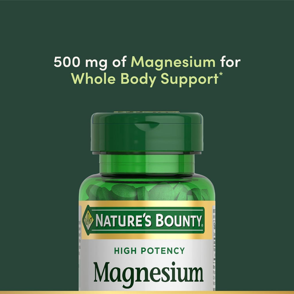 Pack of 2 magnesium tablets for daily wellness