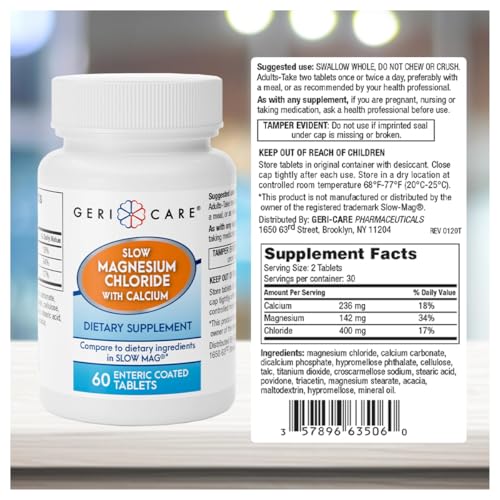 pack of 2 magnesium tablets