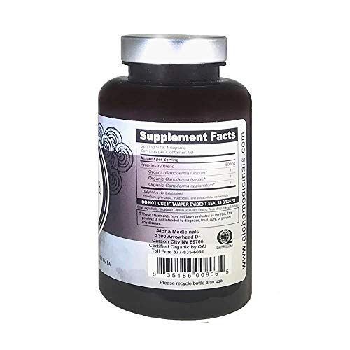 pack of 2 mushroom supplements