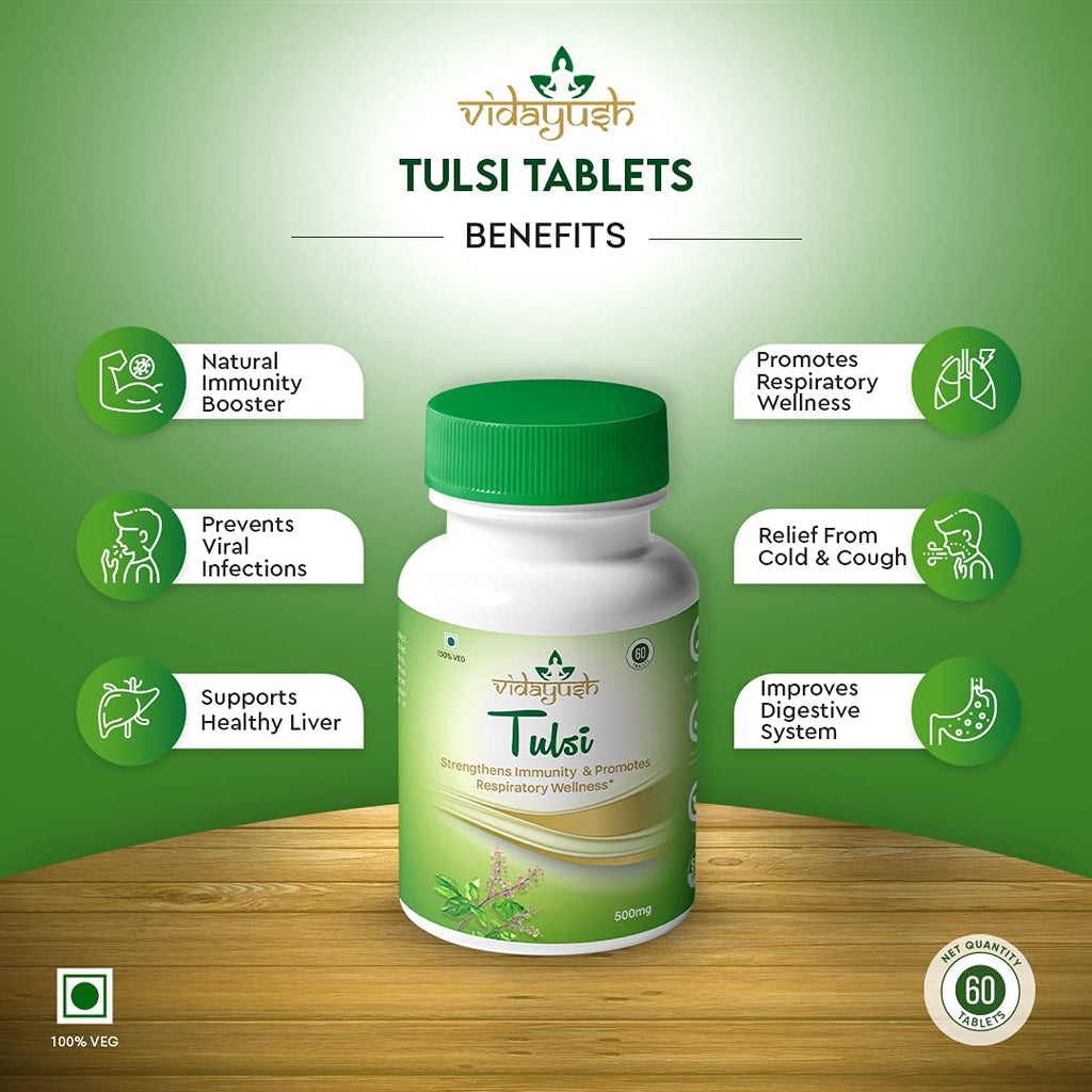 Pack of 2 Tulsi vitamin tablets
