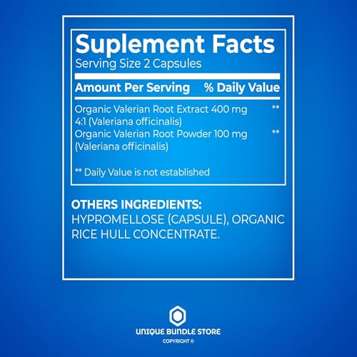pack of 2 valerian root supplements