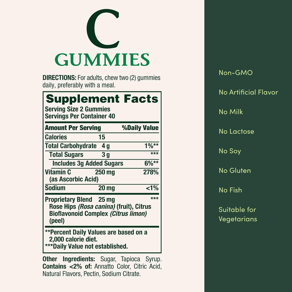 Pack of 2 vitamin C supplements