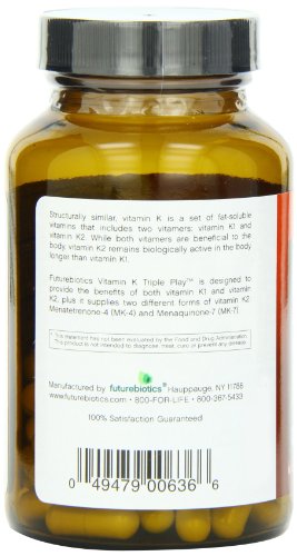 Pack of 2 vitamin K capsules