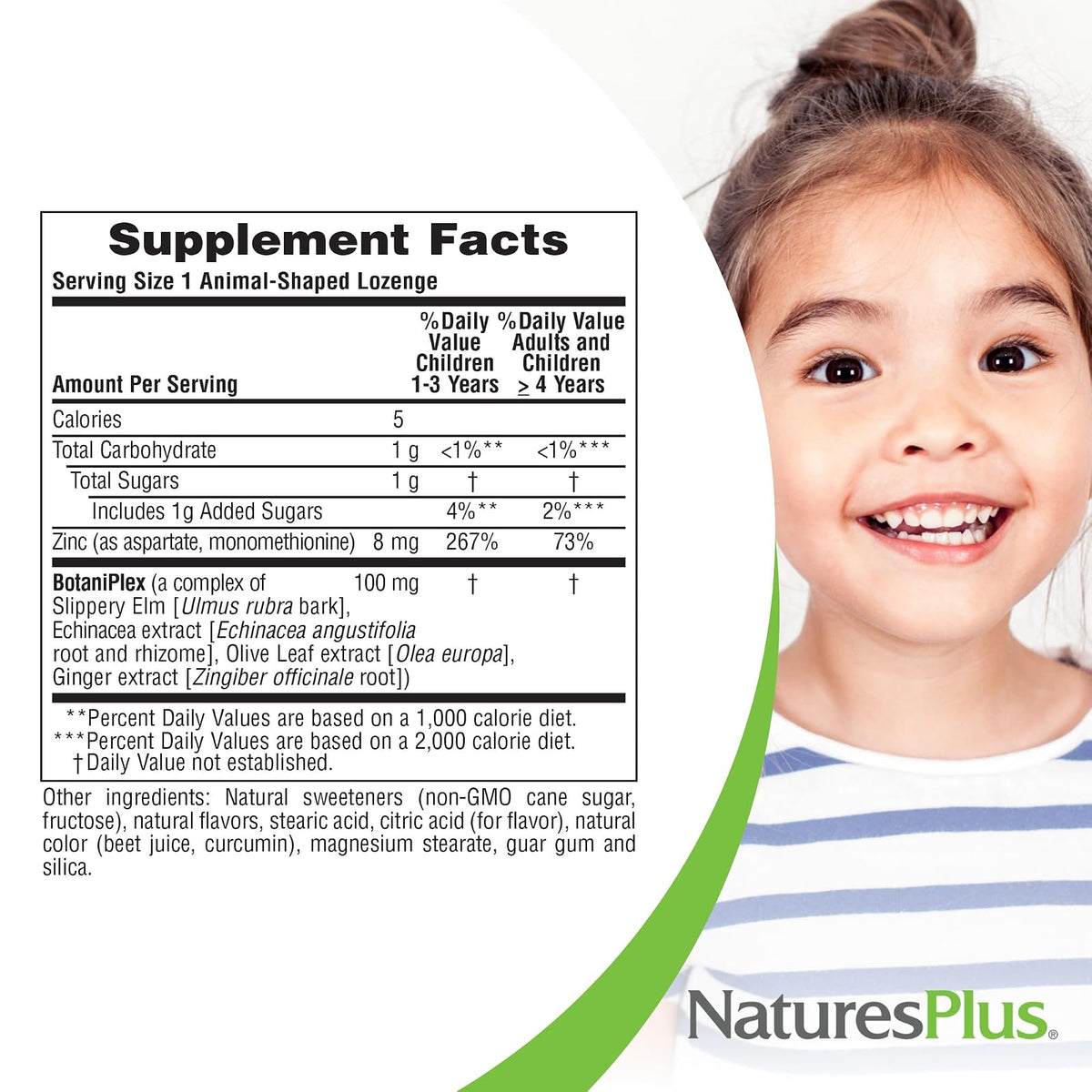pack of 2 zinc lozenges for kids