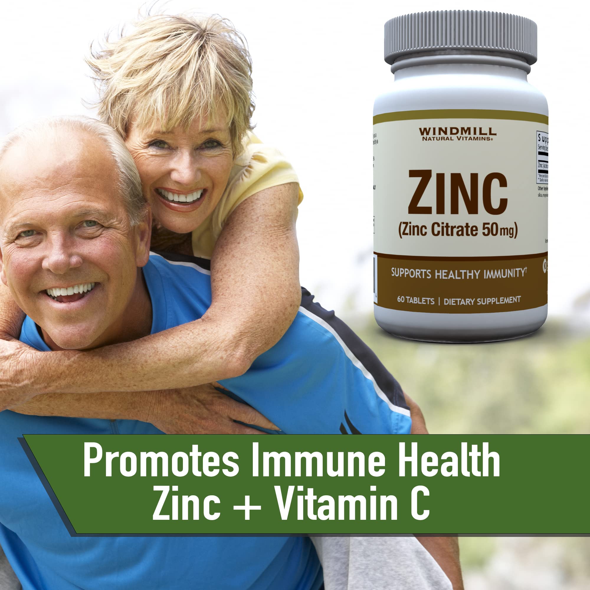 Pack of 2 zinc supplements