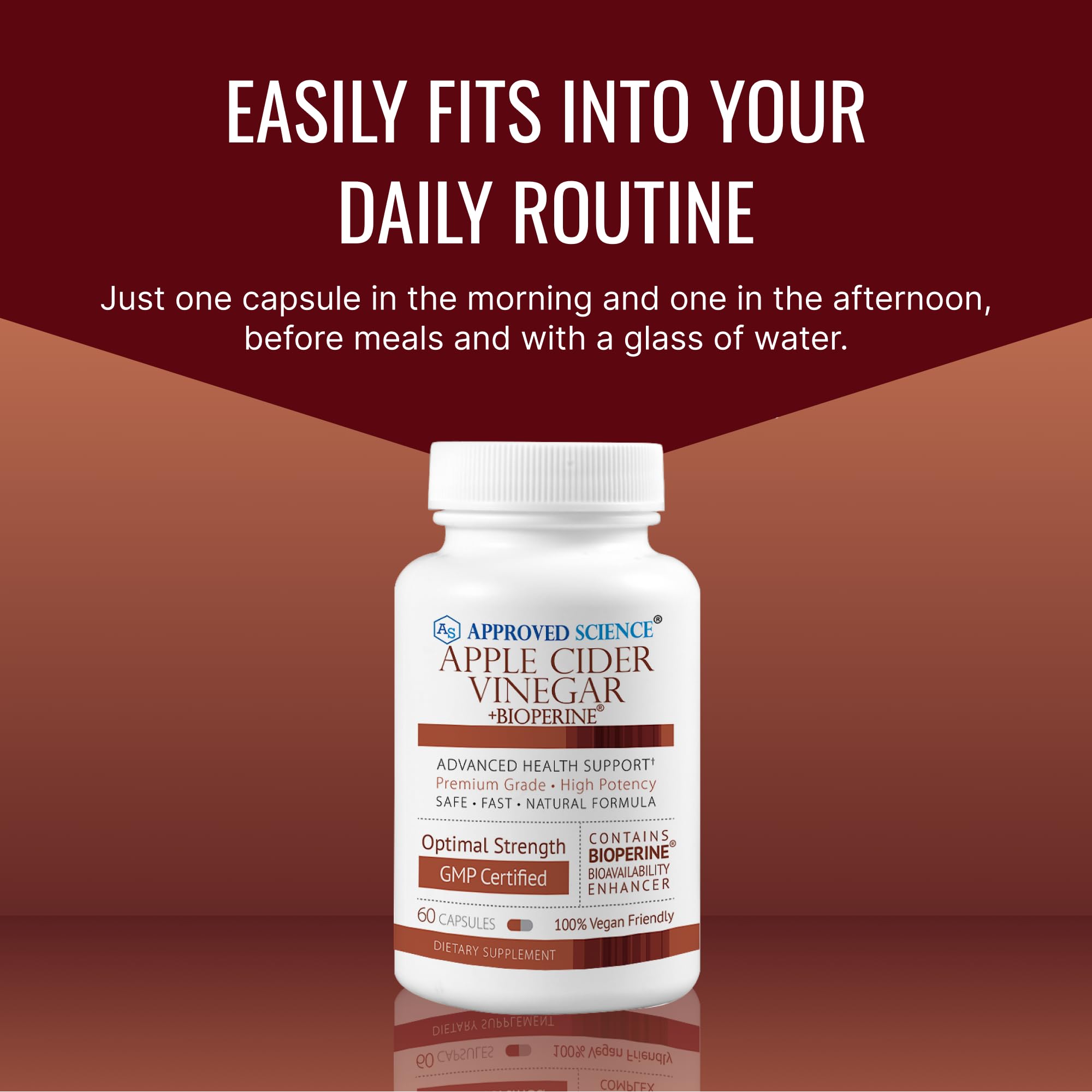 Pack of 3 apple cider vinegar