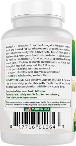 pack of 3 astragalus root capsules
