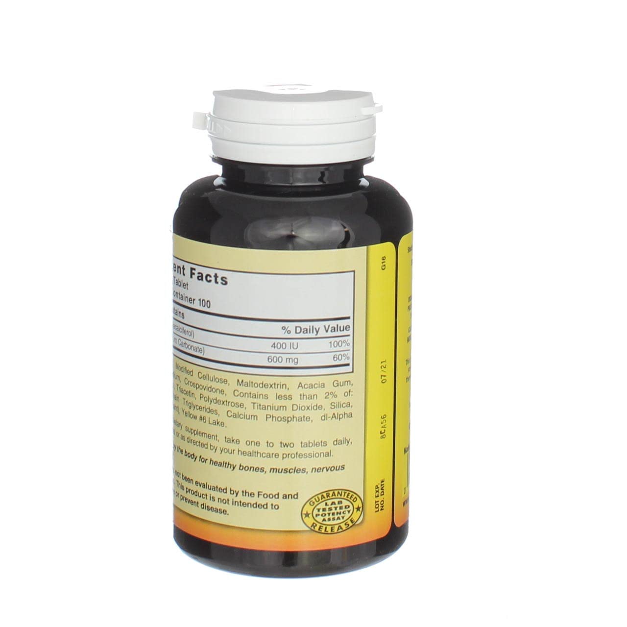 Pack of 3 calcium carbonate tablets