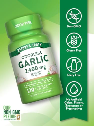 pack of 3 garlic softgels for value