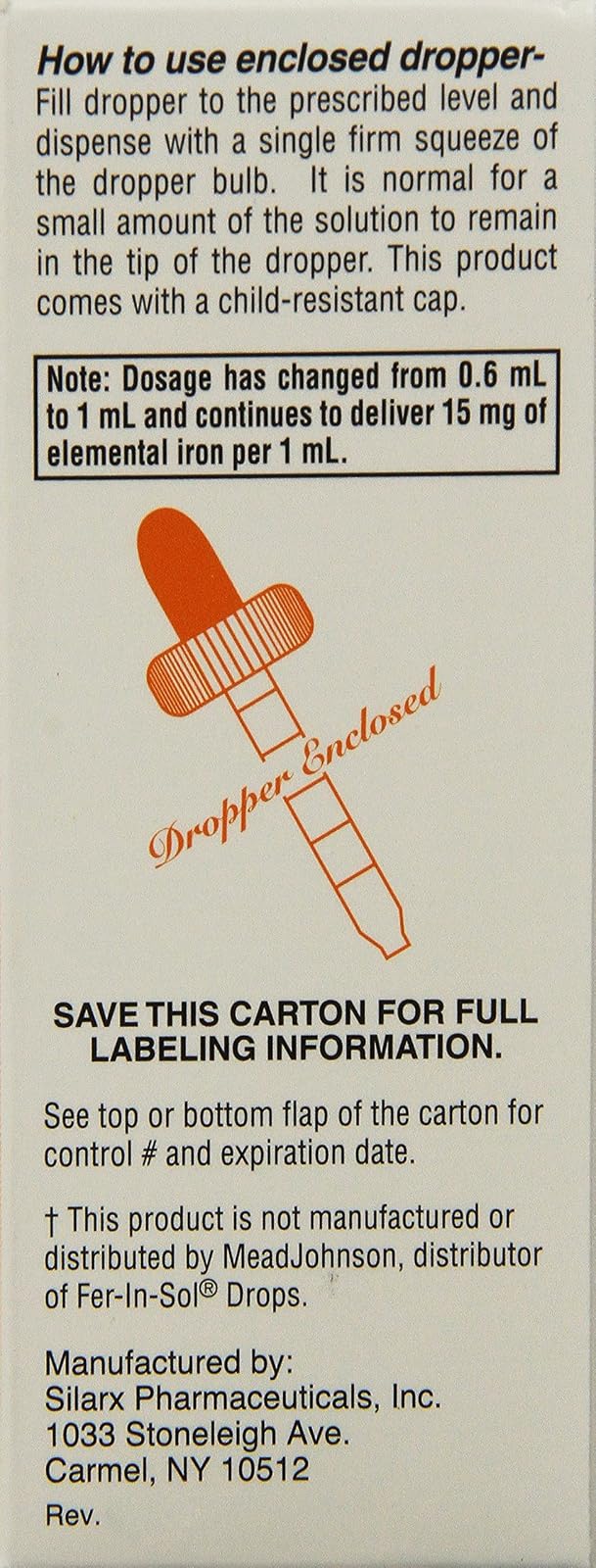 Pack of 3 iron drops for women