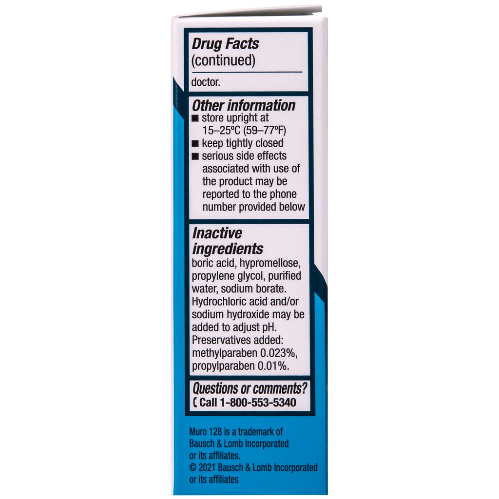 pack of 3 Muro eye drops