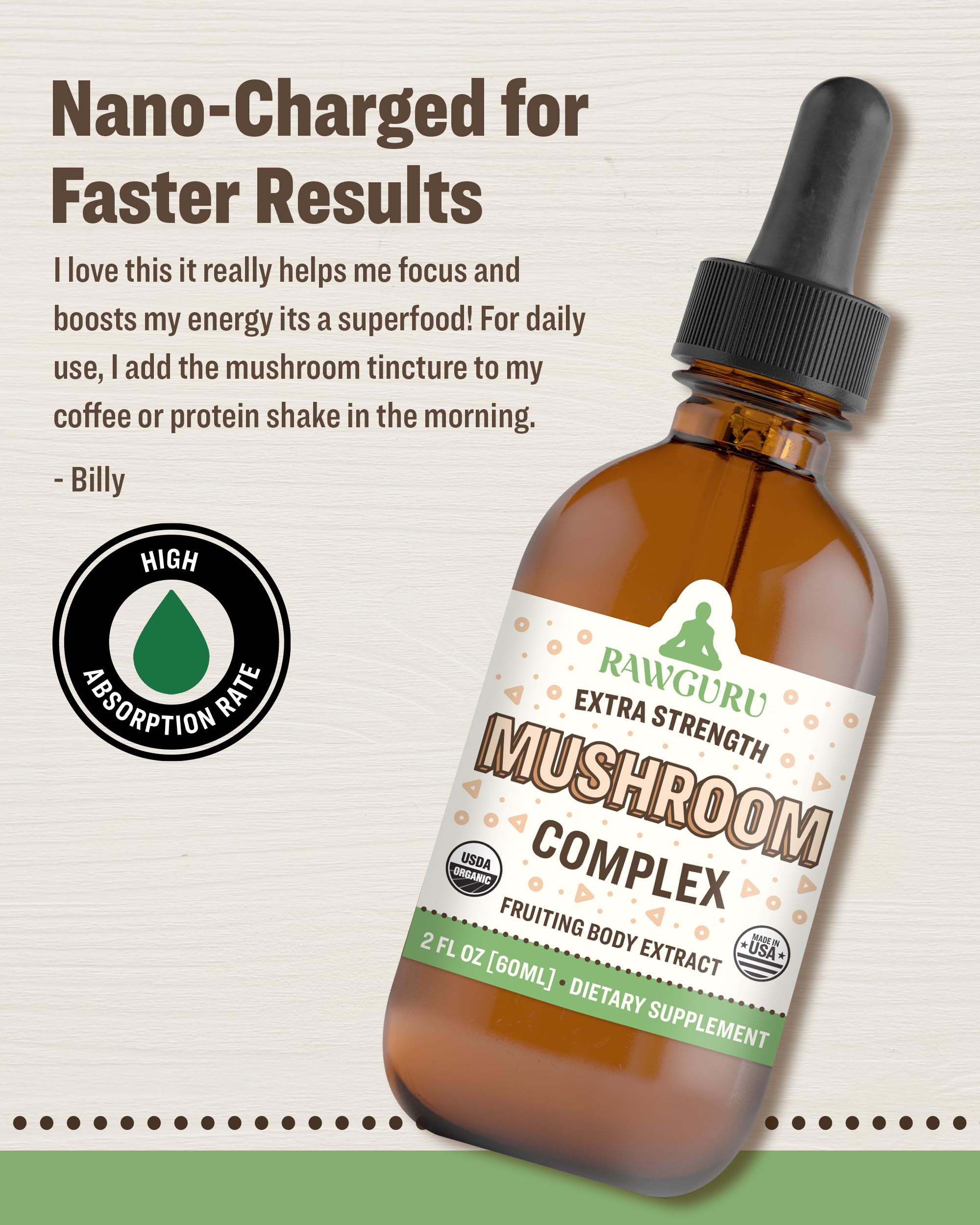 pack of 3 mushroom tinctures