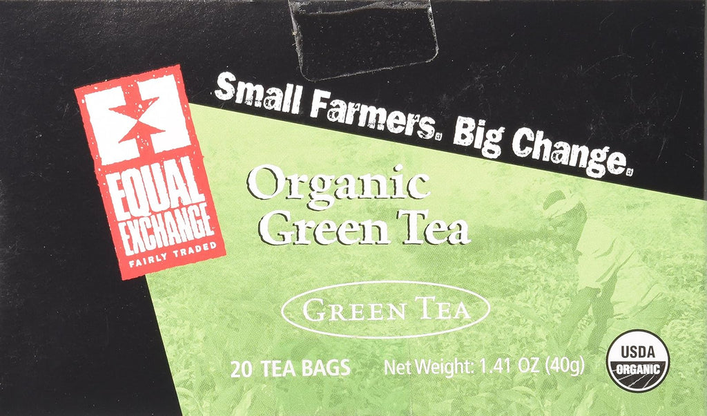 pack of 3 organic green tea boxes