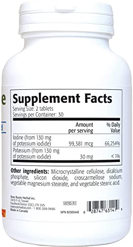 Pack of 3 potassium tablets