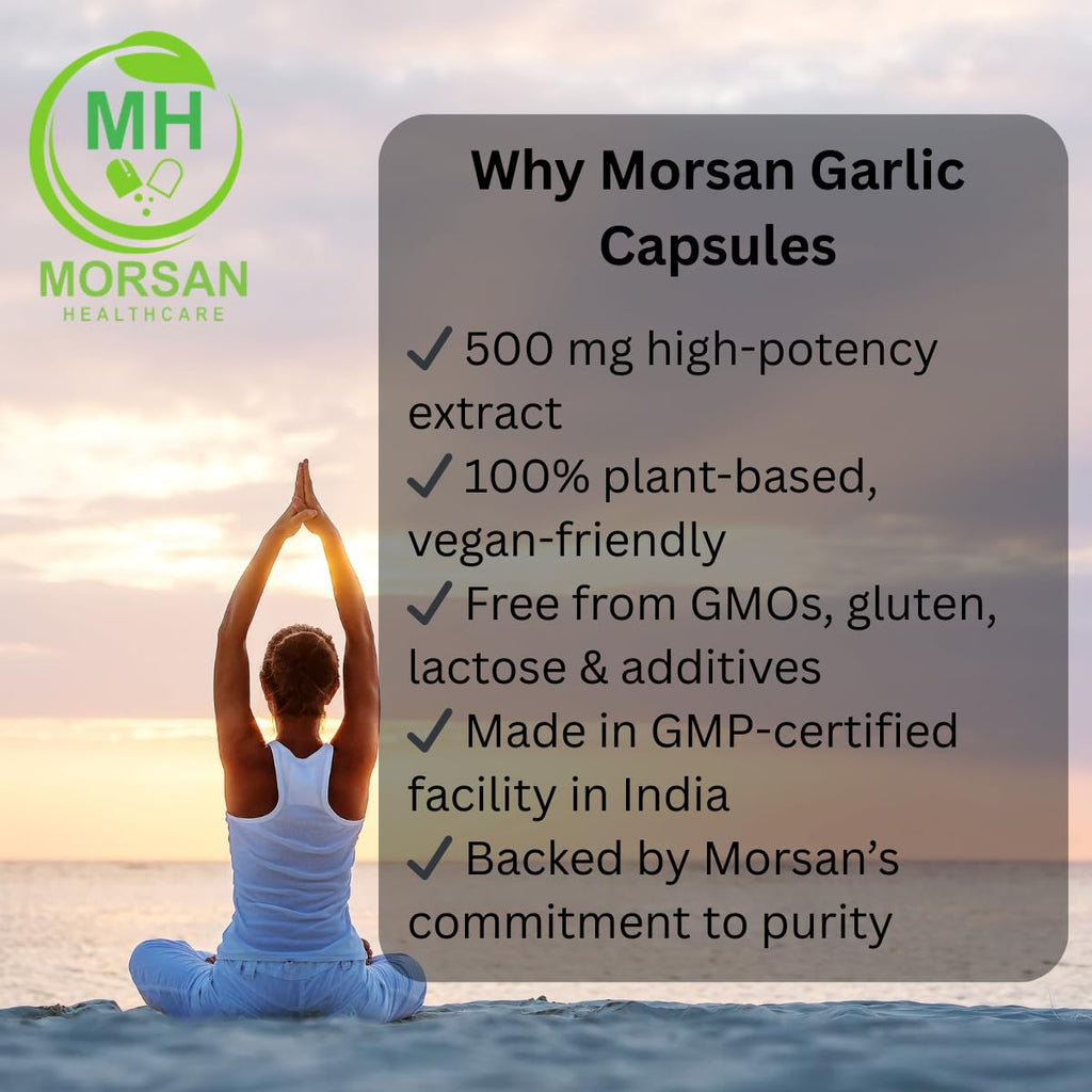 pack of 4 garlic capsule bottles