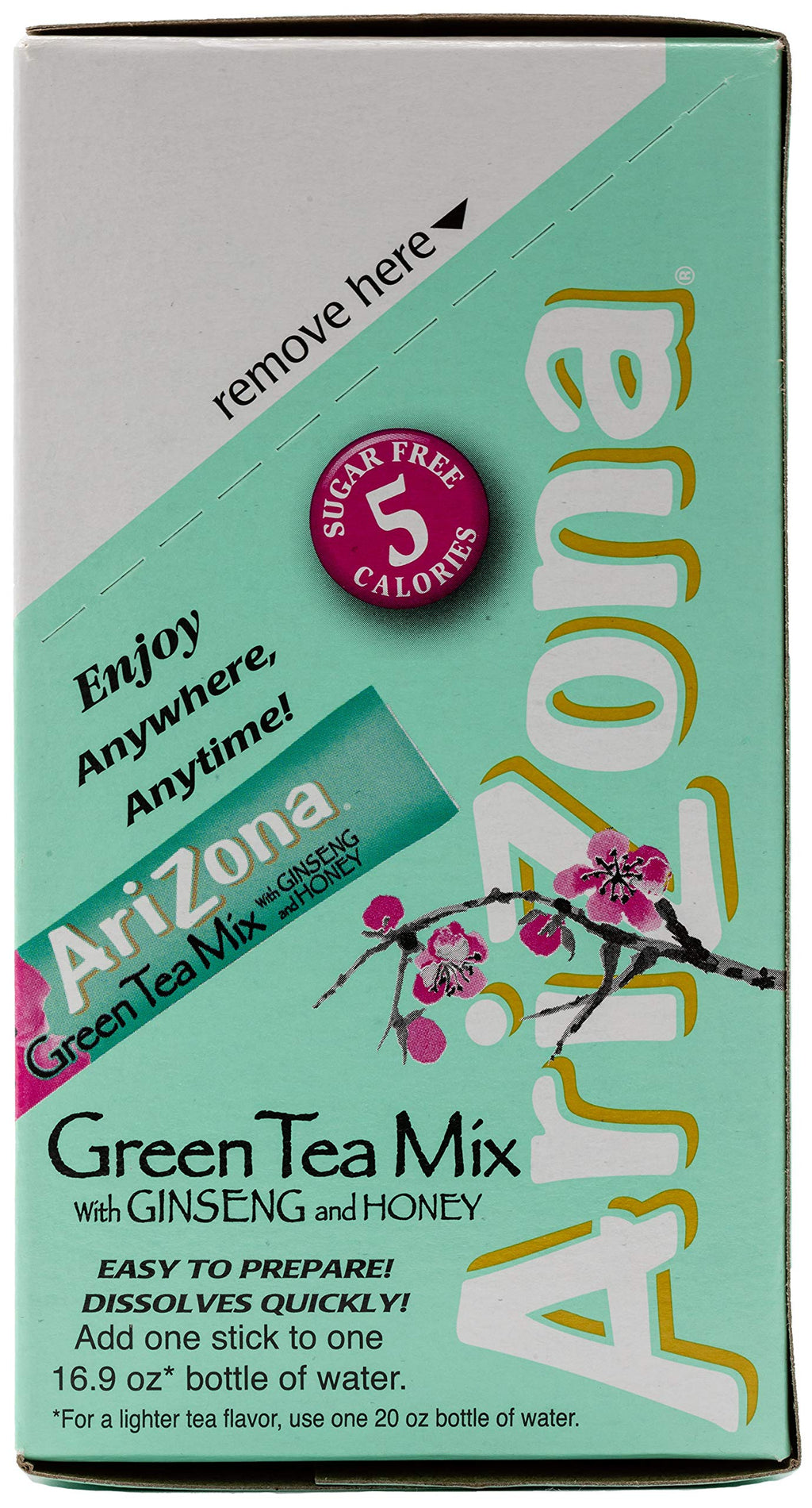 pack of 4 green tea stix