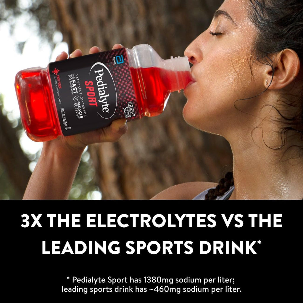 Pack of 4 Pedialyte electrolyte drinks
