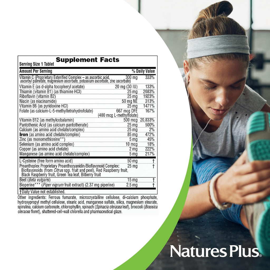 pack of 6 iron tablets