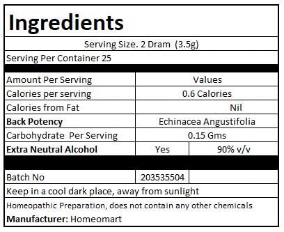 Pack of echinacea for family wellness