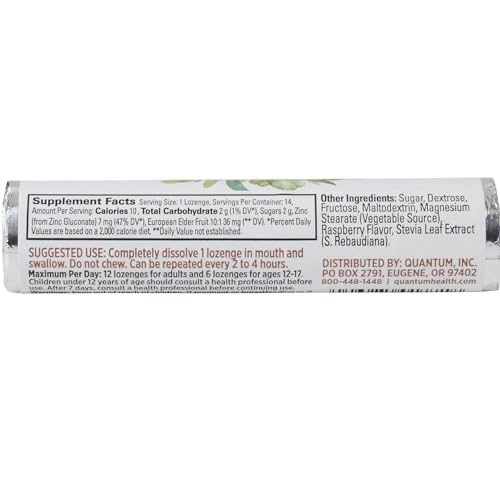 pack of elderberry lozenges for health