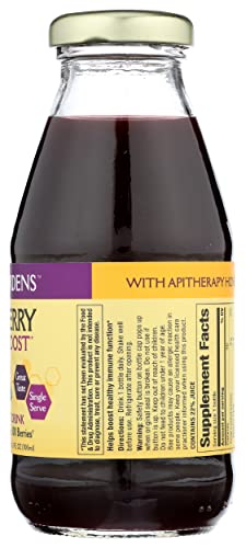 Pack of four elderberry drinks