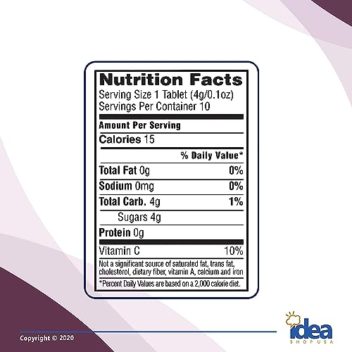 pack of glucose tablets for convenience