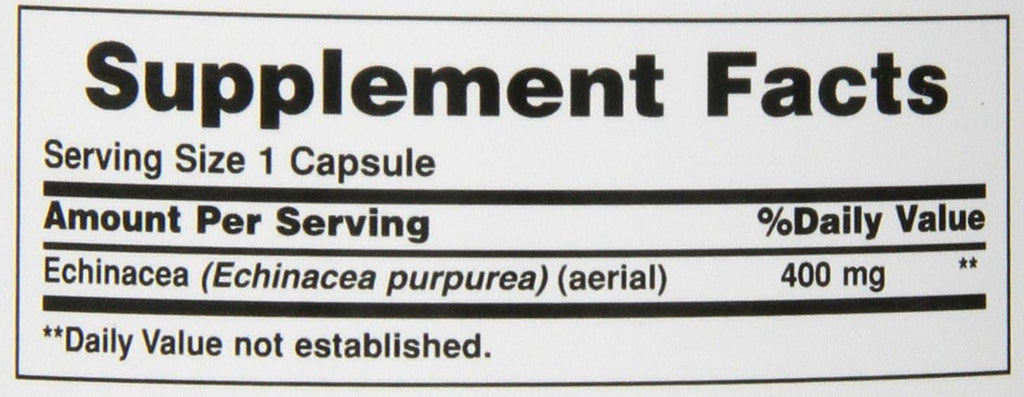 pack of six echinacea supplements