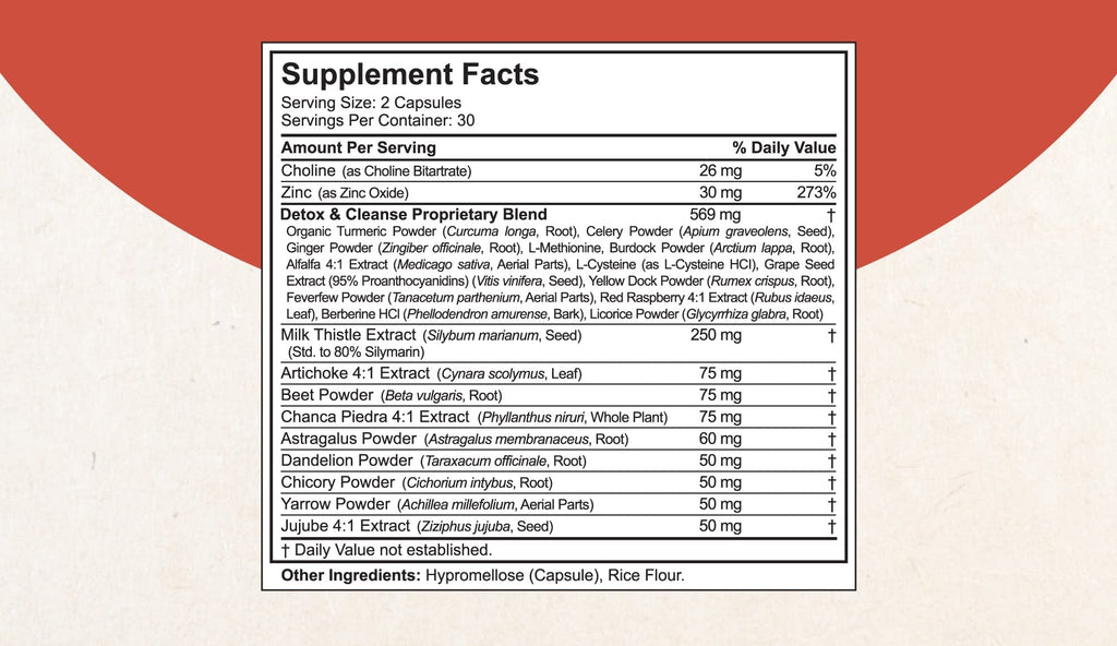 pack of two liver detox bottles