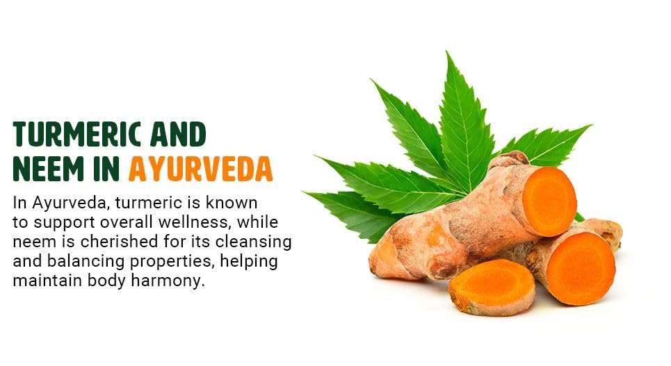 pack of two neem turmeric bottles