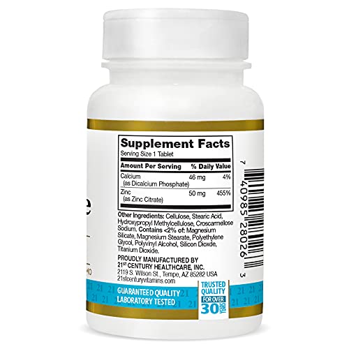 Pack of two zinc supplements for savings