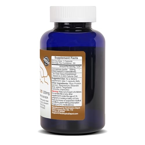 Pain and inflammation support with myrrh