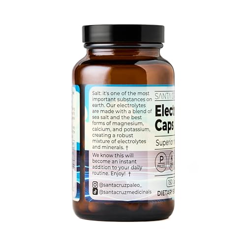 Paleo-friendly electrolyte capsules for energy