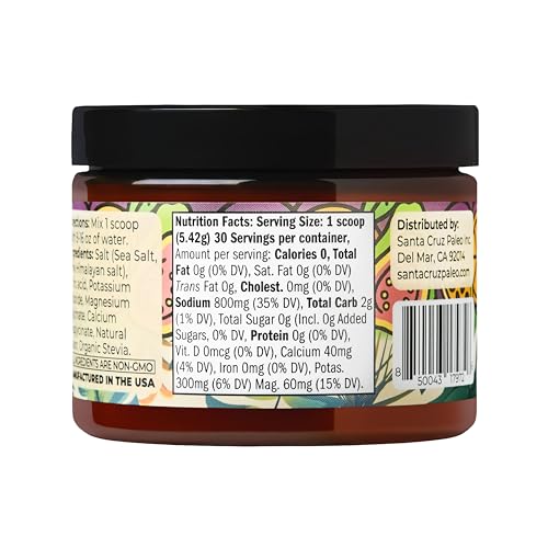Paleo-friendly electrolyte powder supplement