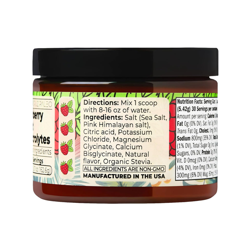 Paleo-friendly electrolyte supplement
