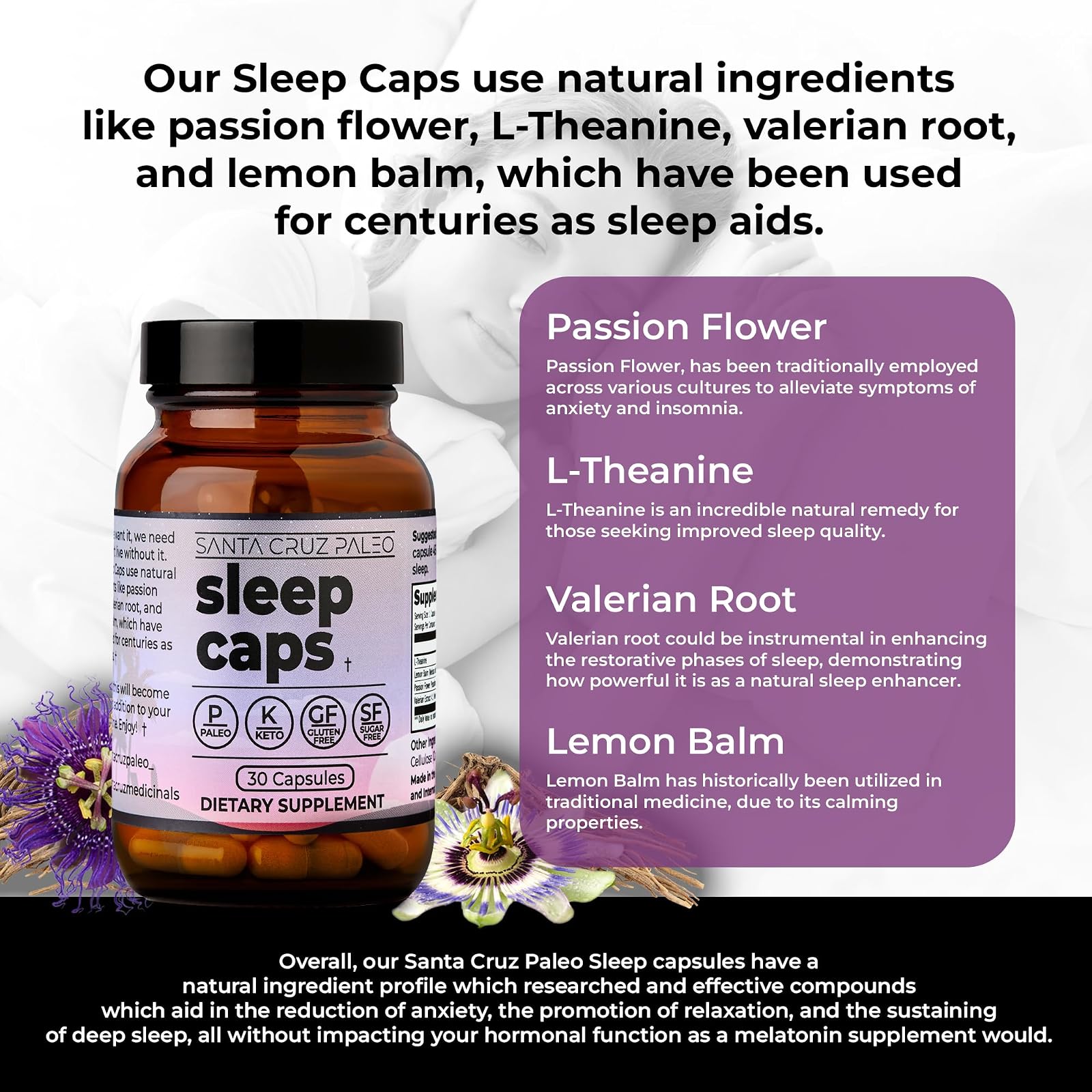 Paleo sleep aid with valerian