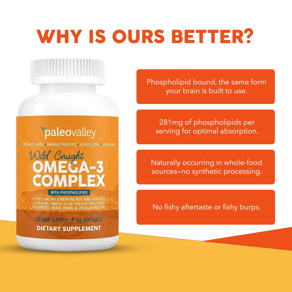 Paleovalley omega-3 for brain support