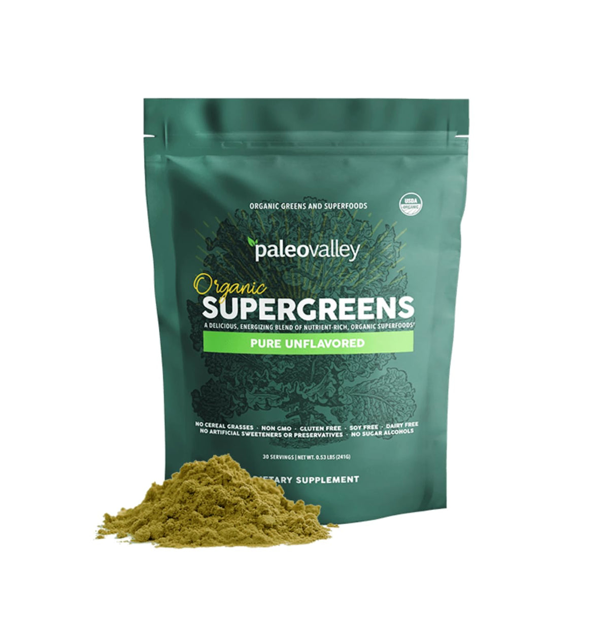 Paleovalley organic greens powders blend
