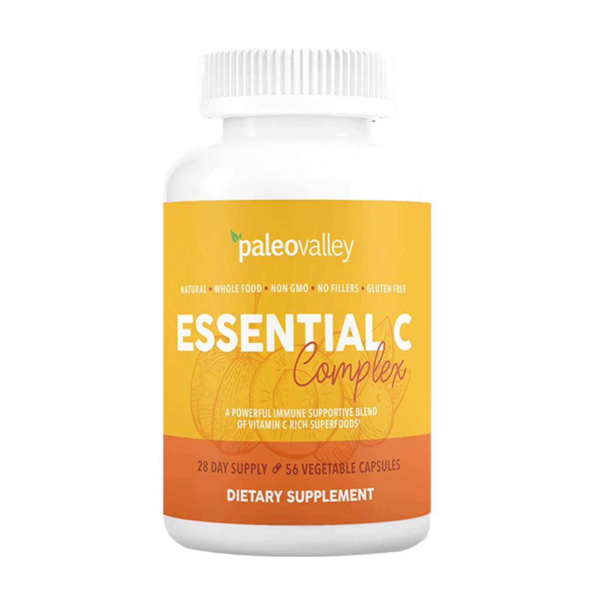 Paleovalley vitamin C capsules for immunity