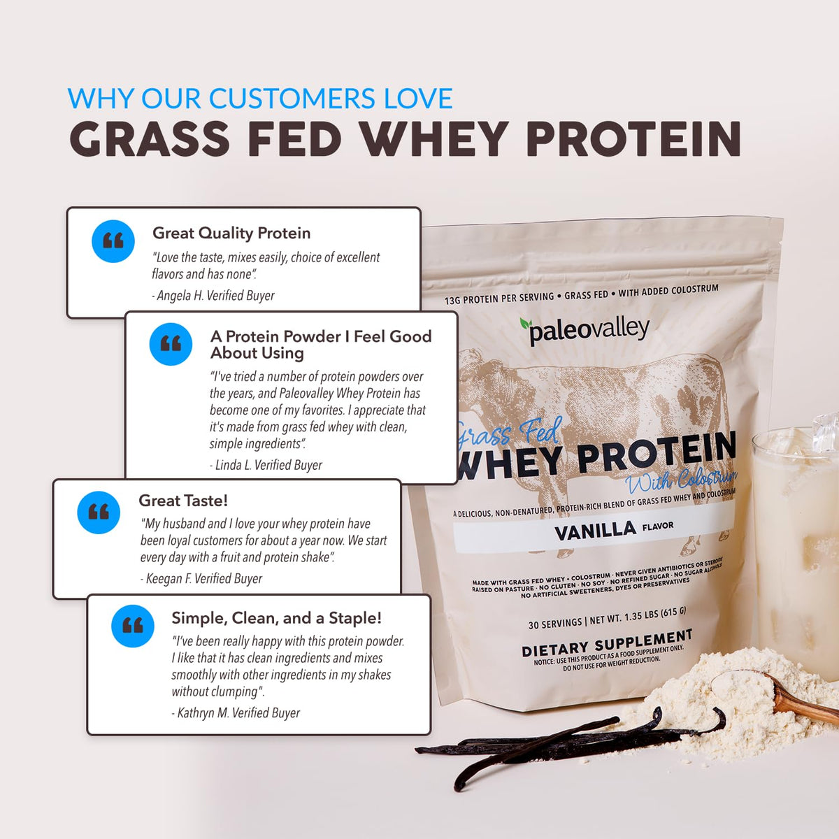 Paleovalley whey protein for muscle recovery