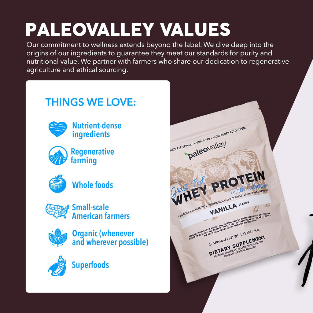 Paleovalley whey protein for post-workout nutrition