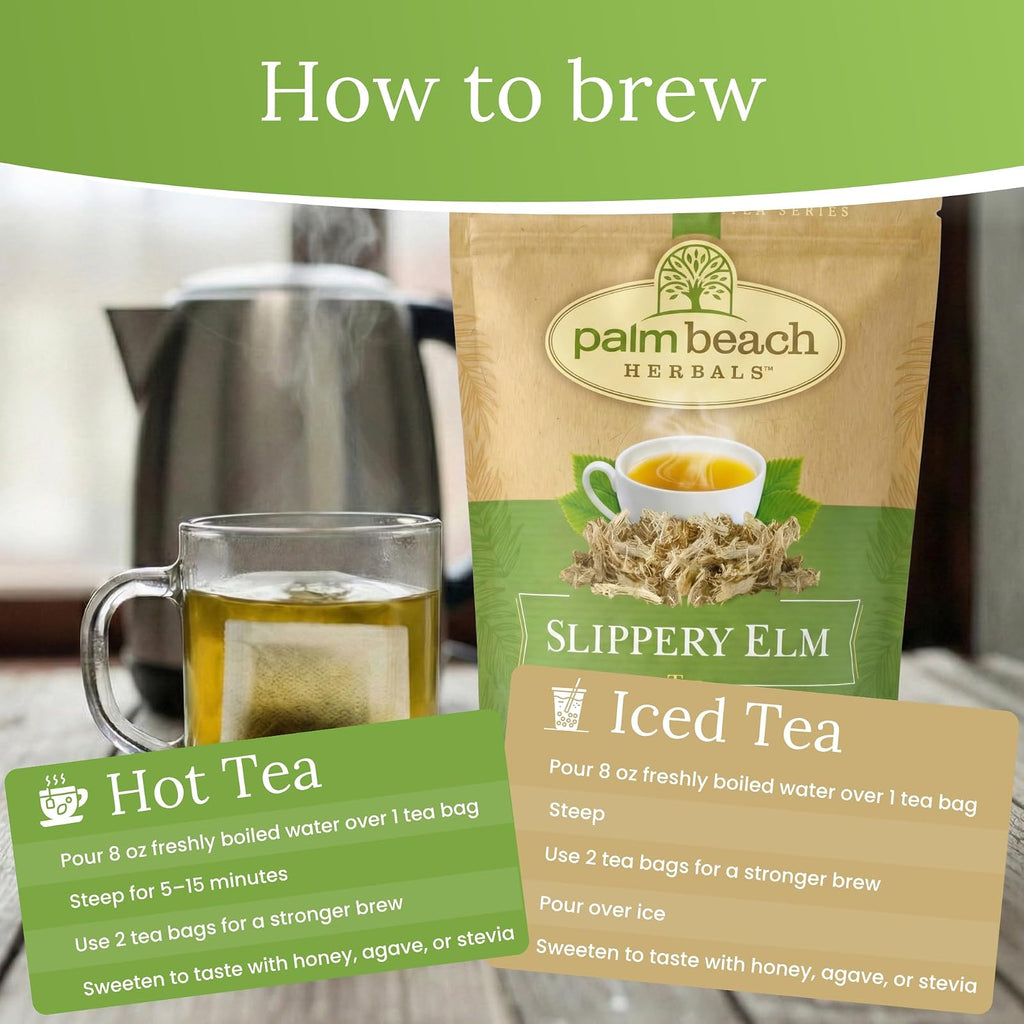 Palm Beach slippery elm infusion