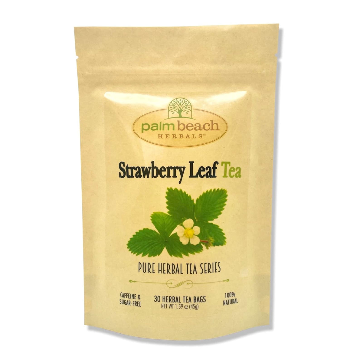 Palm Beach Strawberry Leaf Tea bags
