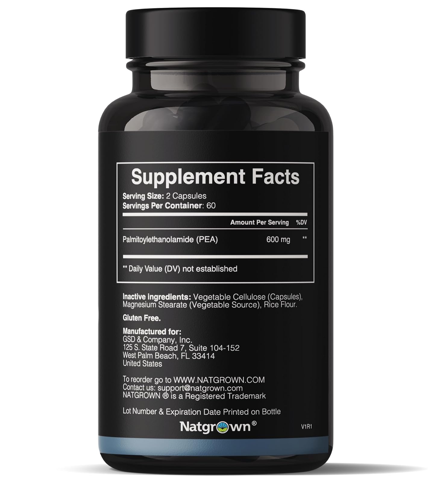 Palmitoylethanolamide capsules for wellness