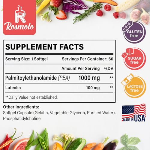 Palmitoylethanolamide softgels for wellness