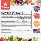 Palmitoylethanolamide softgels for wellness