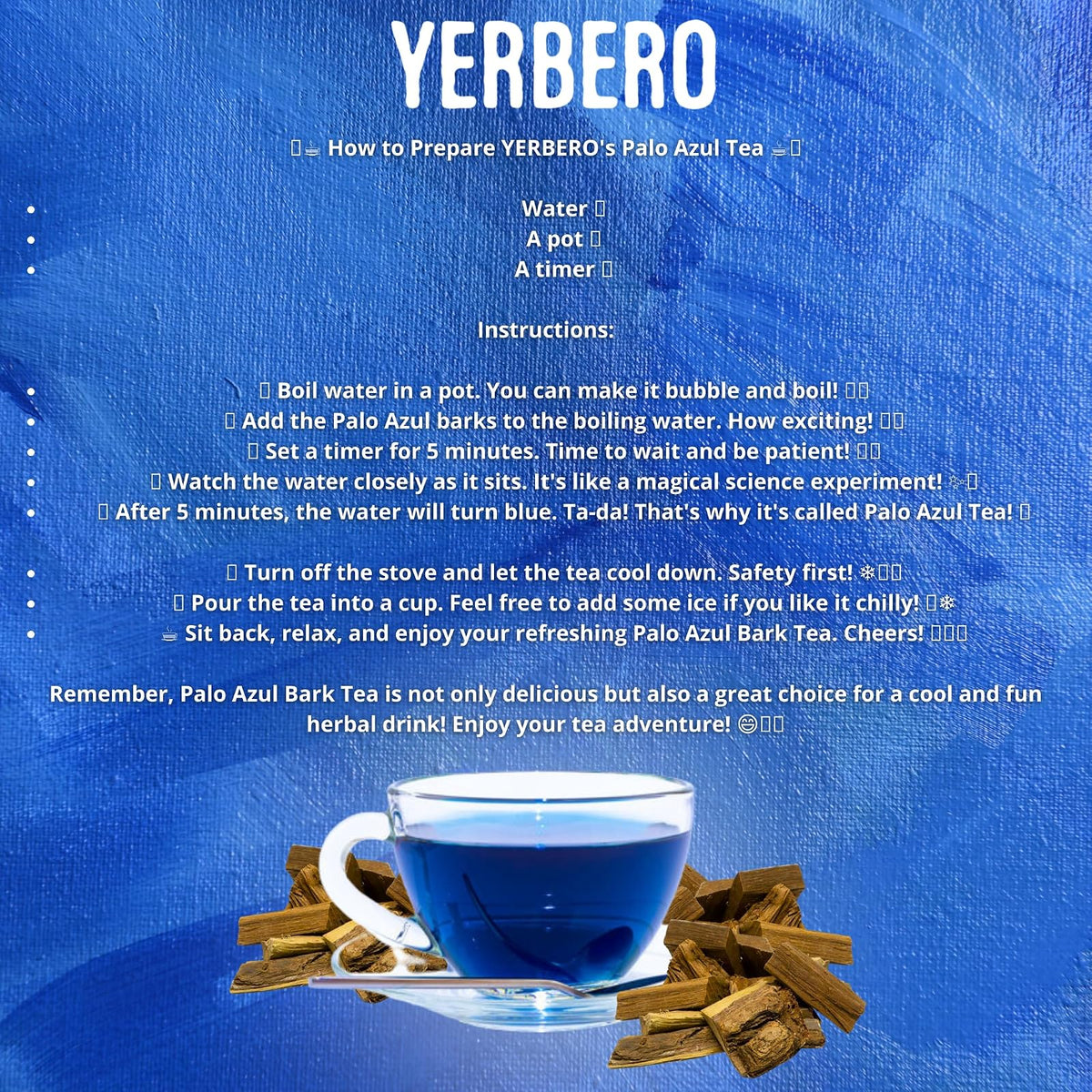 Palo Azul herbal tea for detox