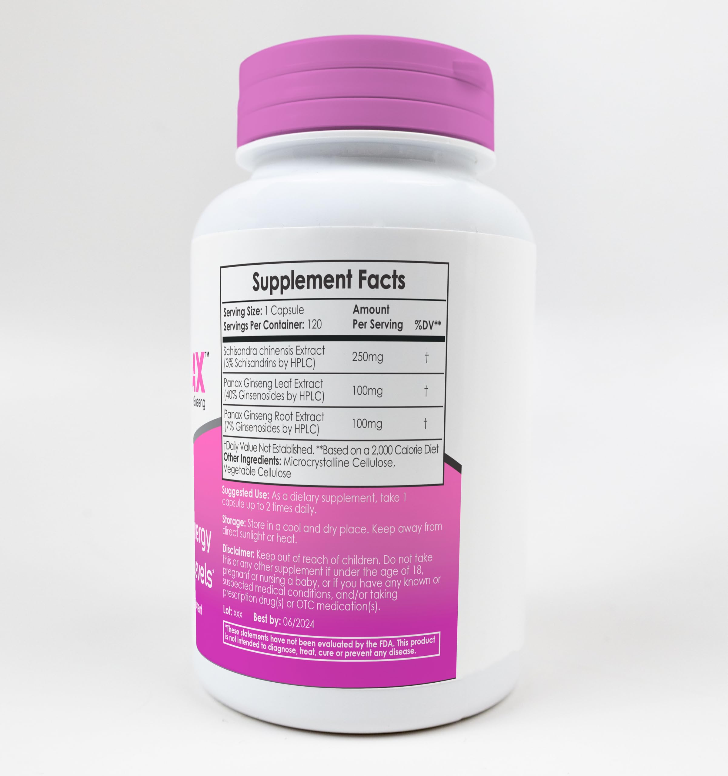 PanaMAX capsules for daily vitality