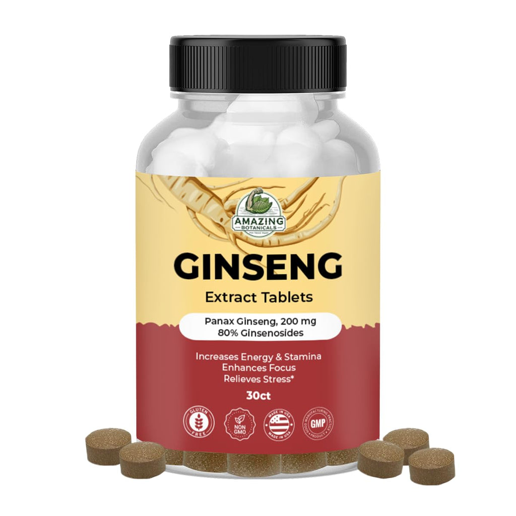 Panax ginseng extract for energy