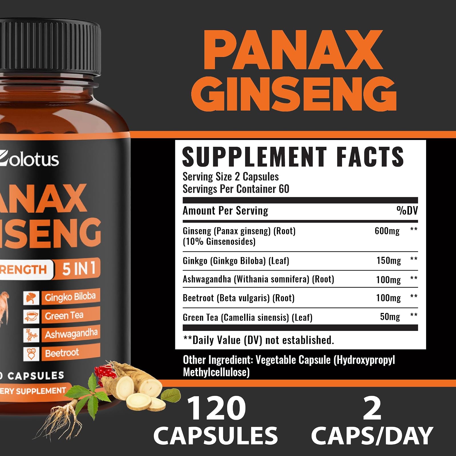 Panax ginseng for energy boost